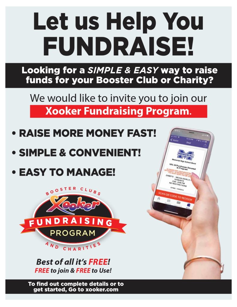 Booster Club / Charity Fundraising | Xooker